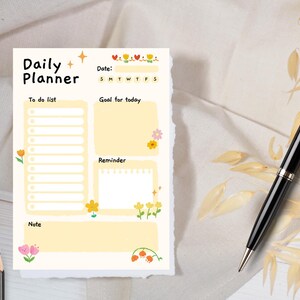 Daily Planner for Your Daily Routine, Digital Planner - Etsy