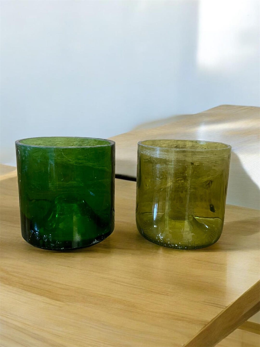 Glasses Made From Wine Bottle Bases! - Etsy