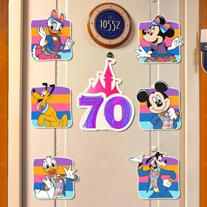 Magnets Disneyland 70th Anniversary - Etsy