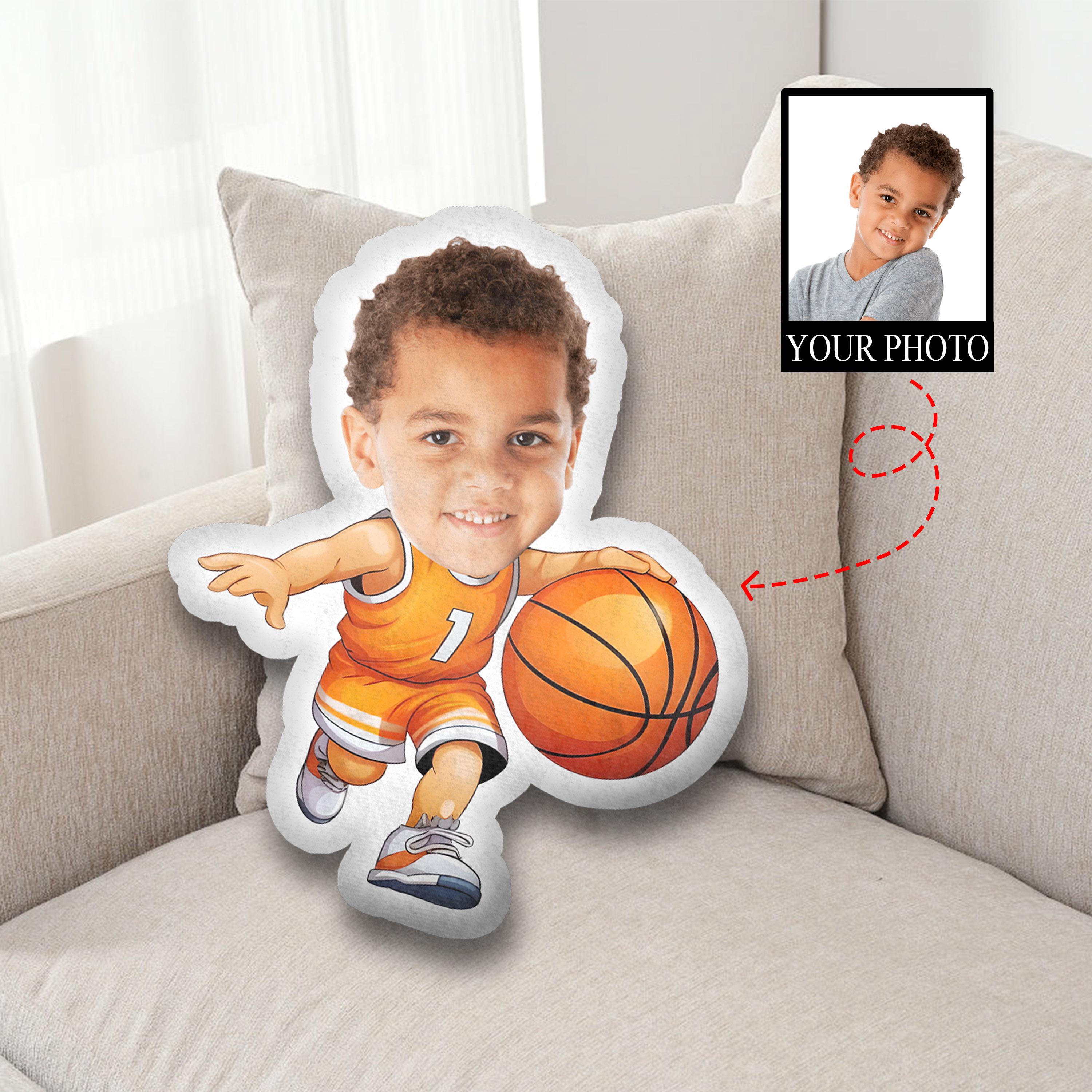 Custom Face Basketball Pillow, Funny 3D Ugly Pillow From Photo ...