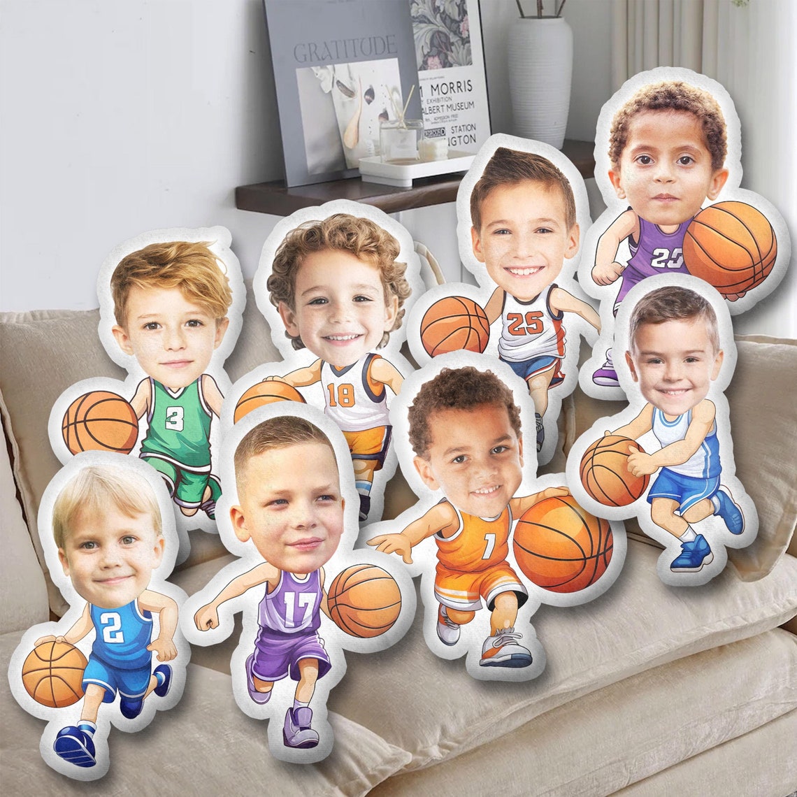 Custom Face Basketball Pillow, Funny 3D Ugly Pillow From Photo ...