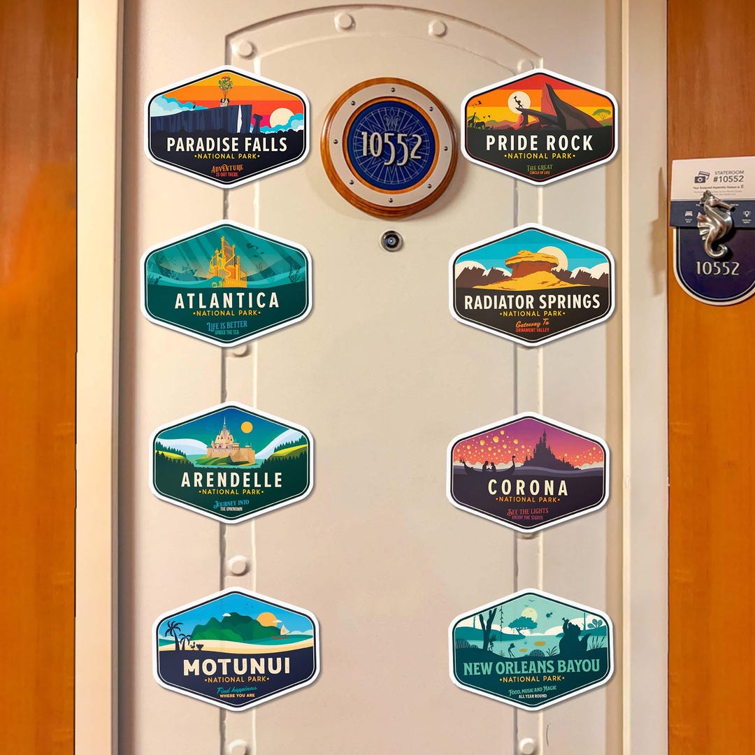 National Park-inspired Disney Magnet, Disney Parks Magnet, Disney ...