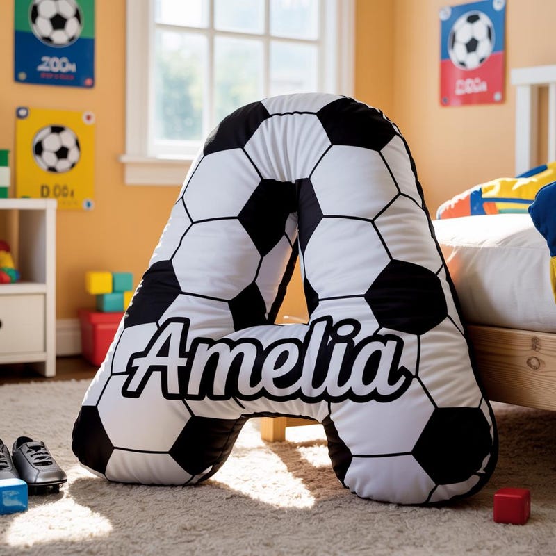 Soccer Pillow - Etsy