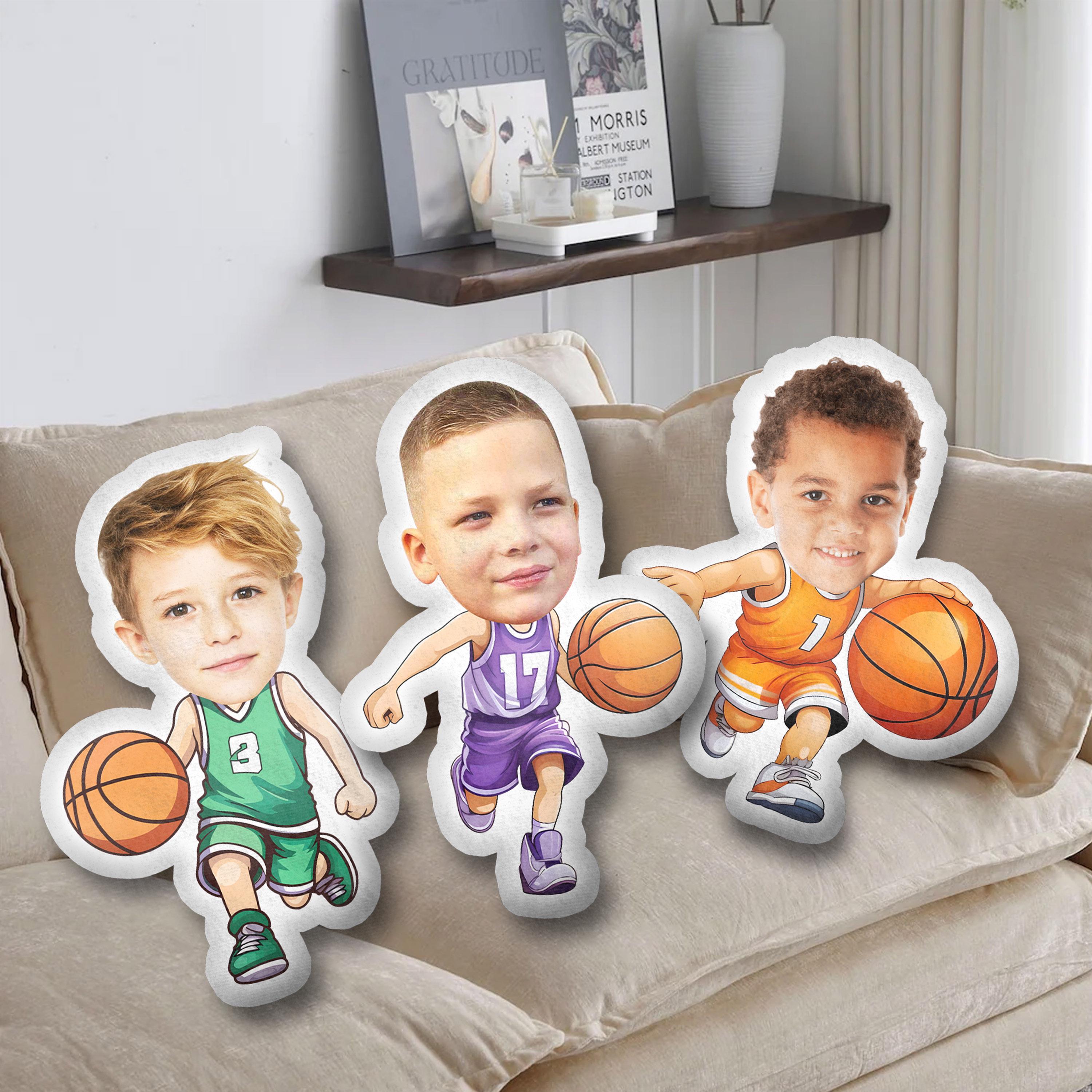 Custom Face Basketball Pillow, Funny 3D Ugly Pillow From Photo ...