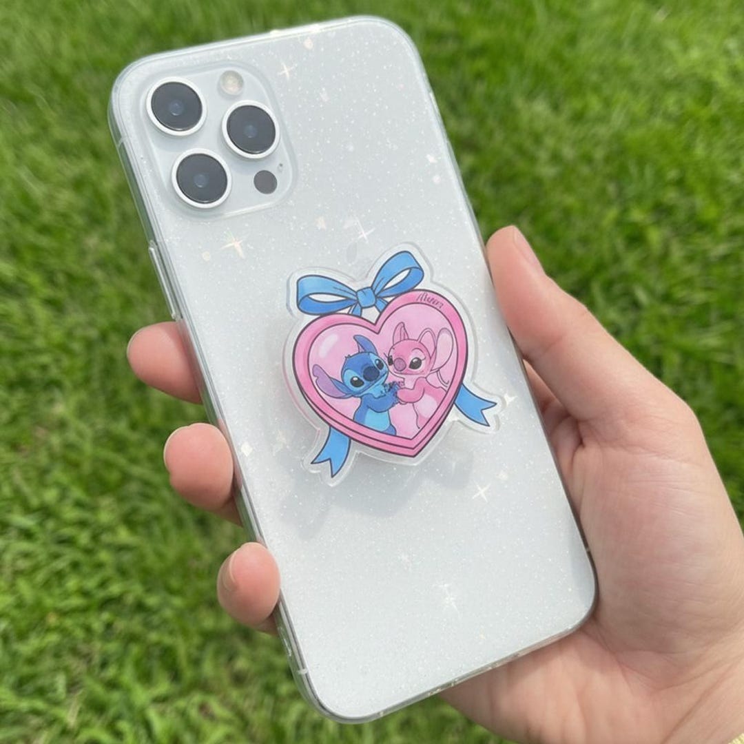 Stitch and Angel Phone Grip, Lilo and Stitch Magnetic Phone Grip ...