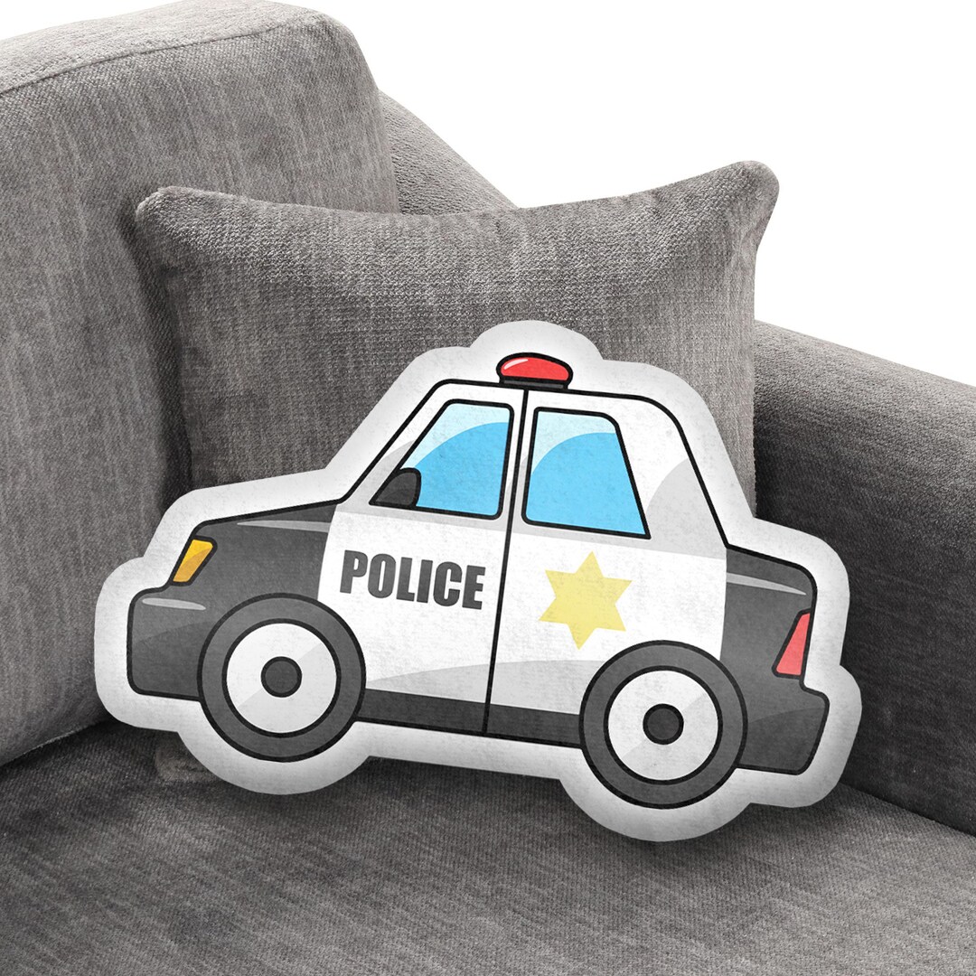 Police Car Pillow, Construction Truck Pillow, Birthday Boy Gifts, Funny ...