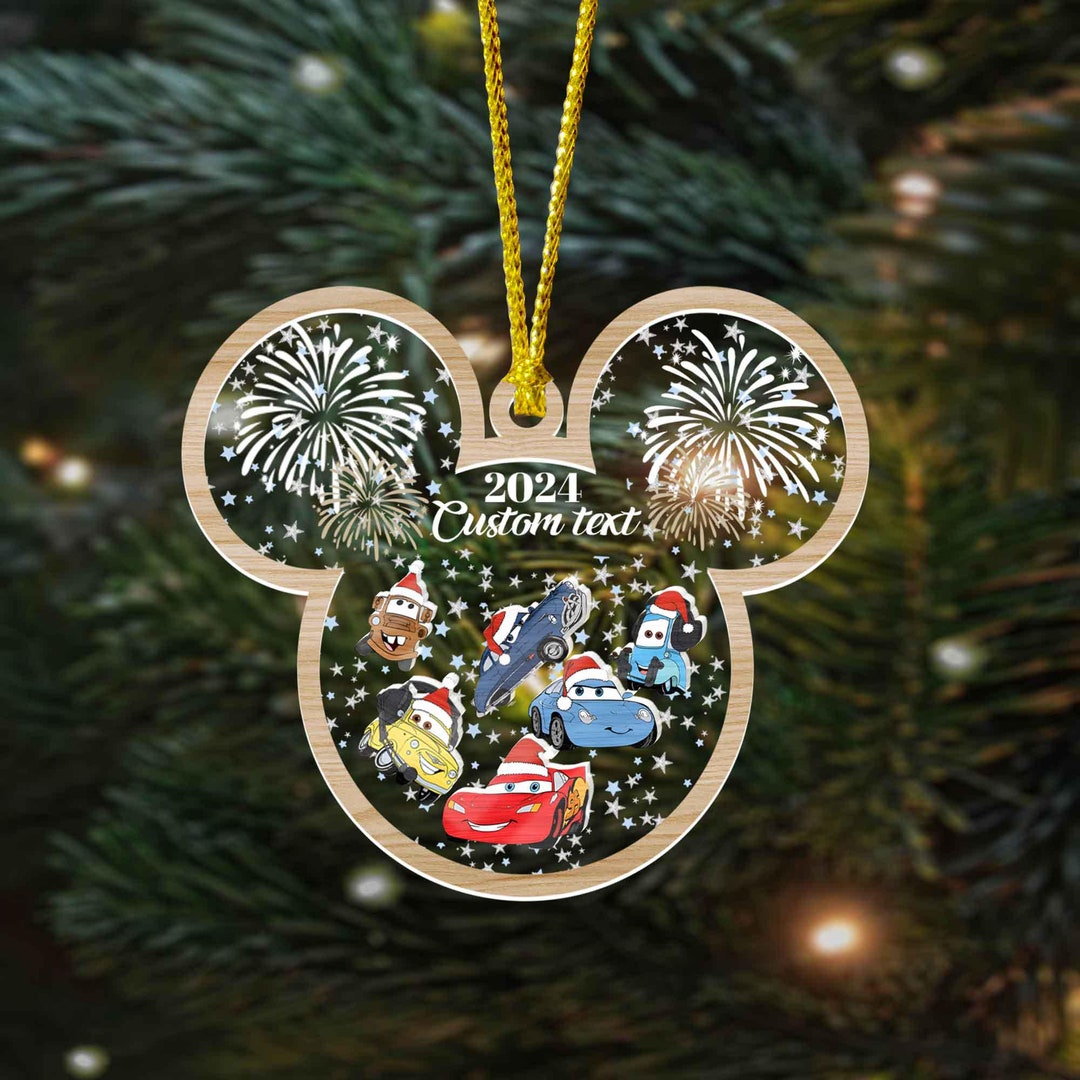 Custom Car Ornament,christmas Disney Cars Ornament, Cars Personalized ...