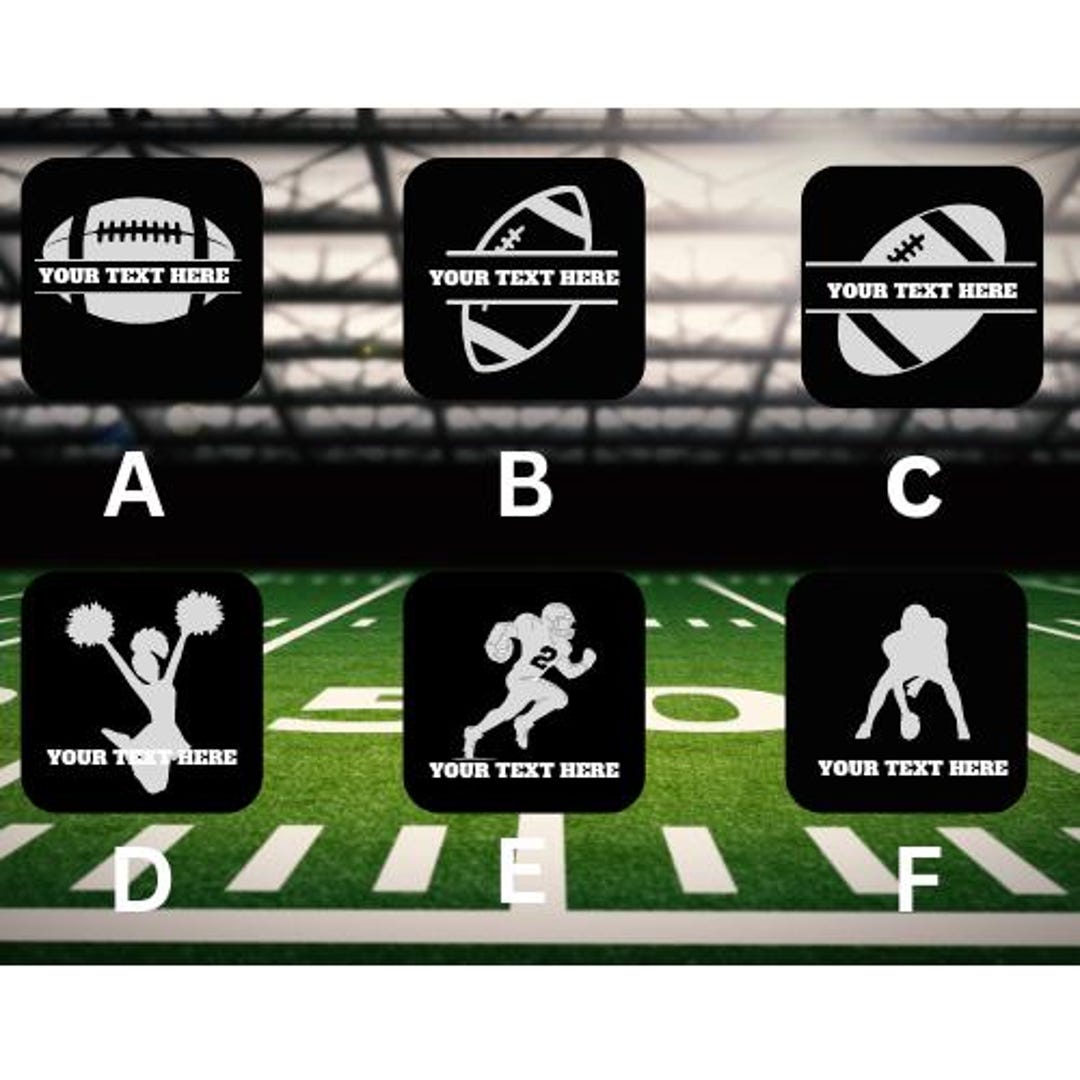 Personalized 4x4 Football, Soccer, Basketball, and Baseball Coasters ...