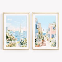 American Flag Blue East Coast Grandmillenial Coquette Prints | Beachy ...