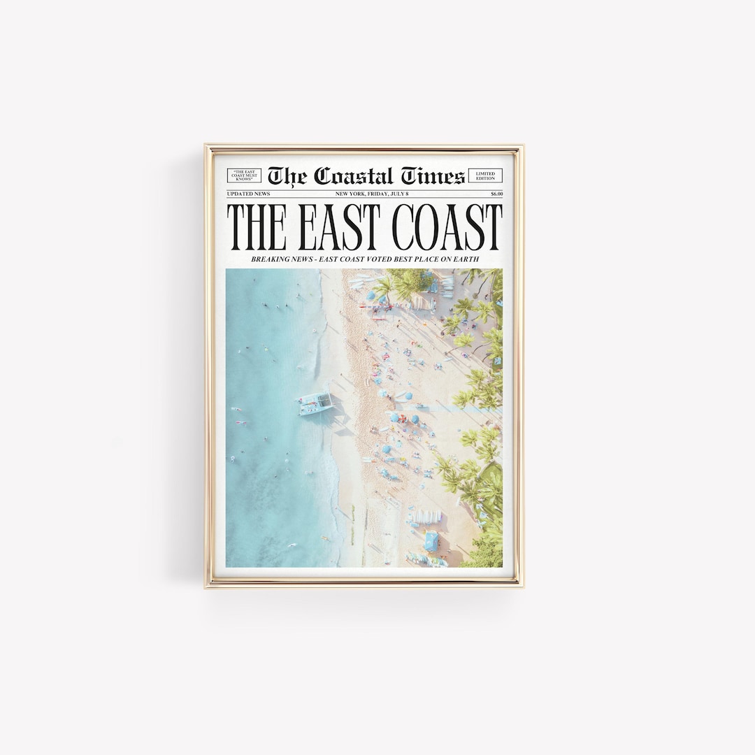 East Coast Newspaper Print: the Coastal Times Magazine (digital ...