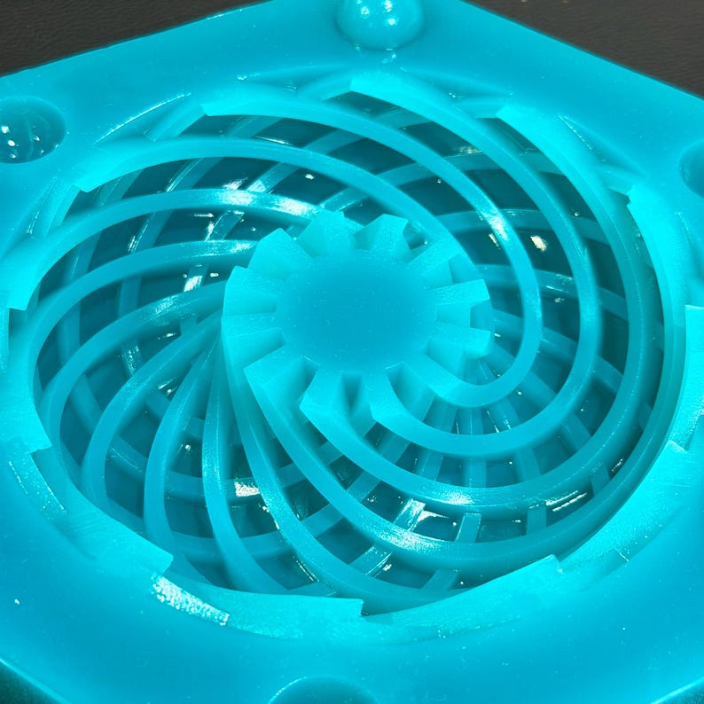 3D Rodin Coil Silicone Mold : Pre-smoothed PEMF Casting Mould - Mirror ...