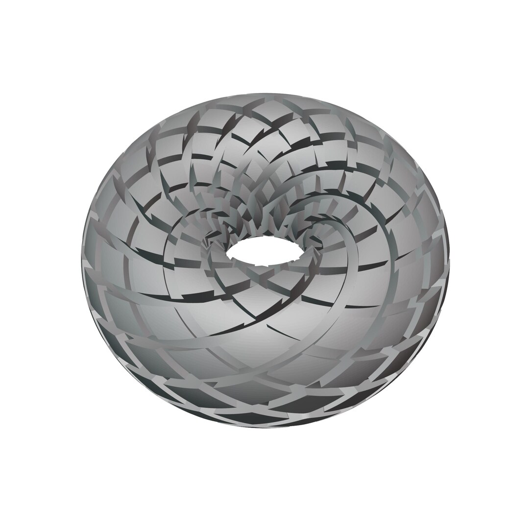 Rodin Coil Torus STL 70mm Diameter Coil | Itoroid Vortex Wave Field ...
