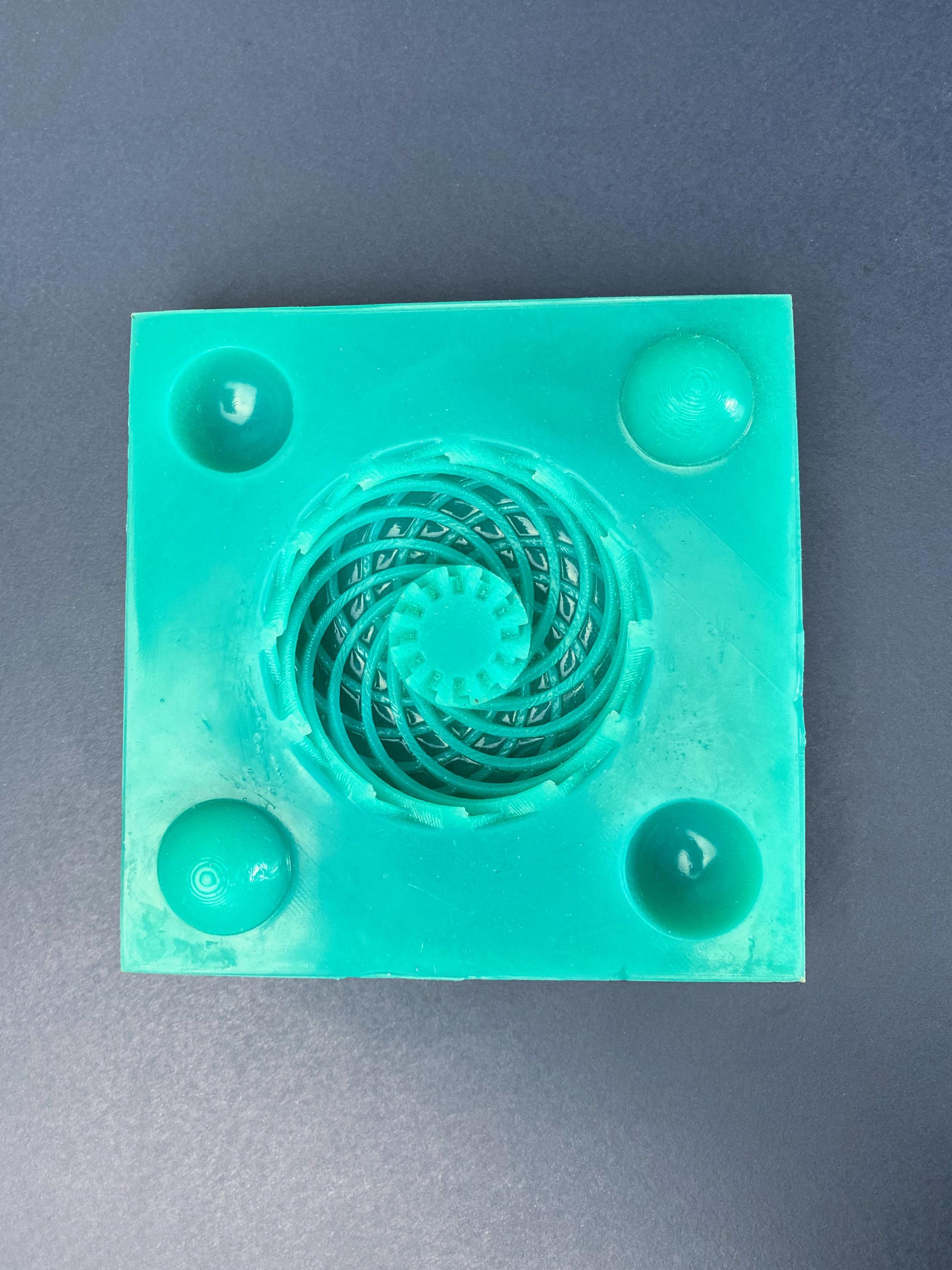 3D Rodin Coil Silicone Mold: Pre-smoothed PEMF Casting Mould - Mirror ...