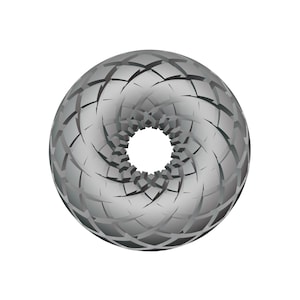 Rodin Coil Torus STL 70mm Diameter Coil | Itoroid Vortex Wave Field ...
