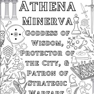 12 Olympian greek God Coloring Pages - Etsy