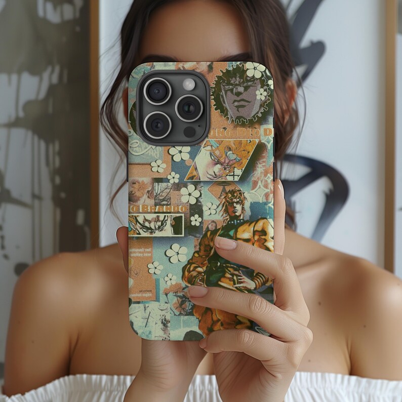 Jojos Bizarre Adventure Anime Collage Phone Case Dio Brando iPhone 15 ...