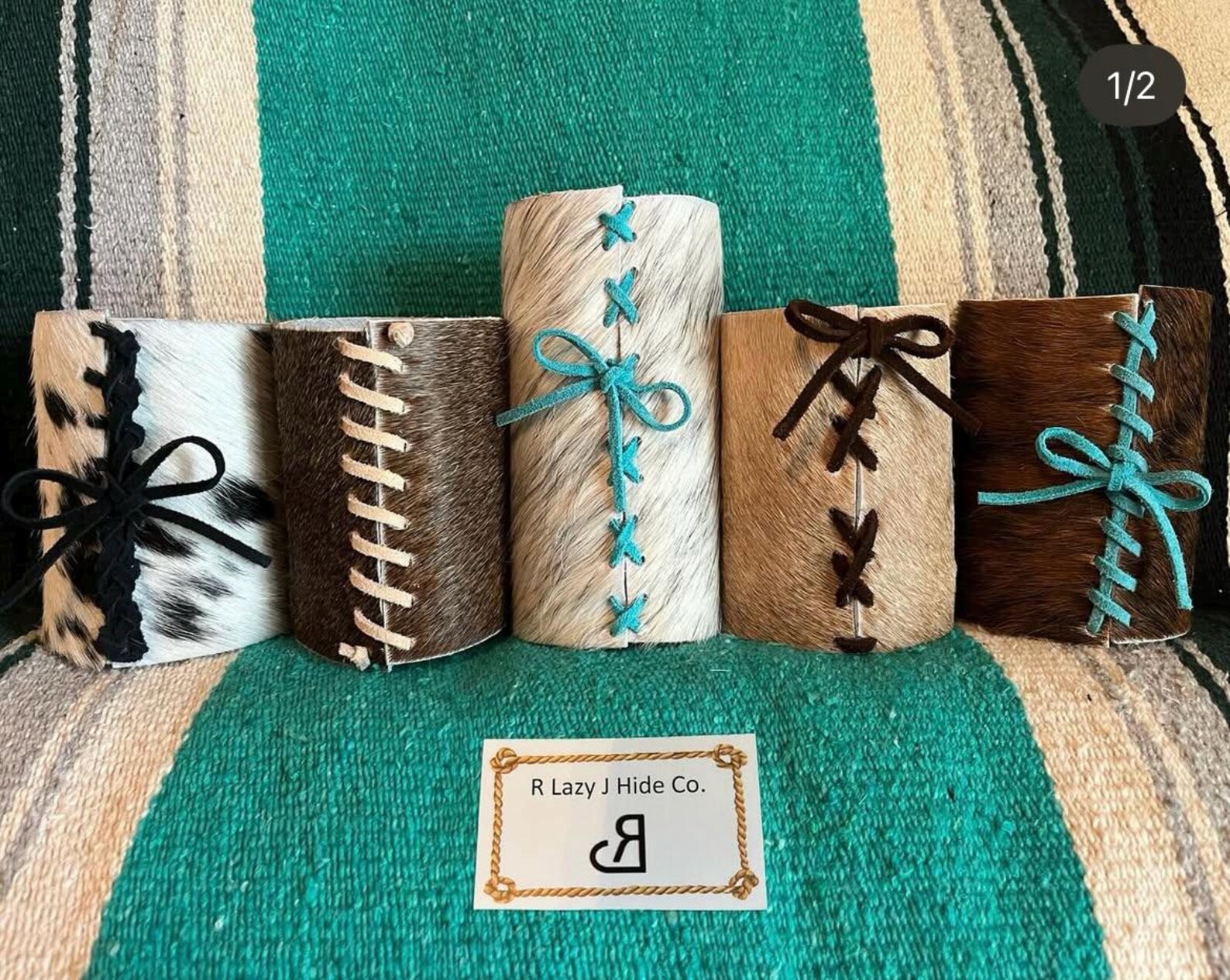 Cowhide Can Cooler *made to Order* - Etsy