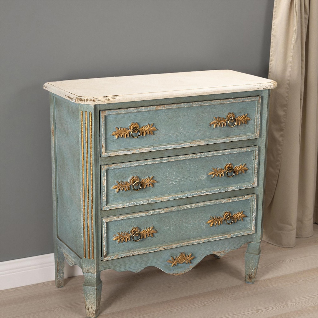 Retro Wooden Drawer Cabinet, Multifunctional Cabinet, Art Decorative ...