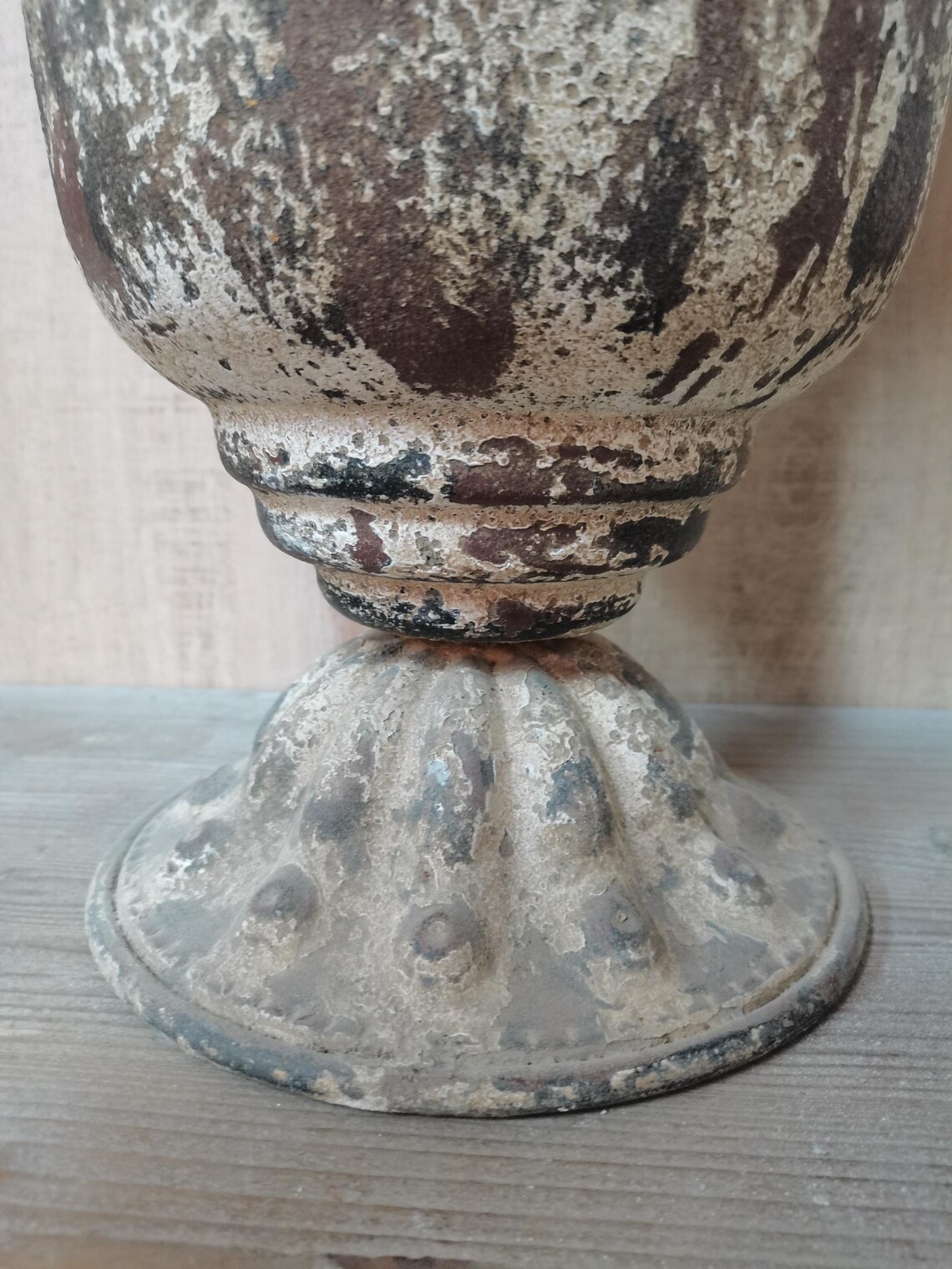 Vintage Distressed Flower Pots Shabby Chic Flower Pots Handmade Flower ...