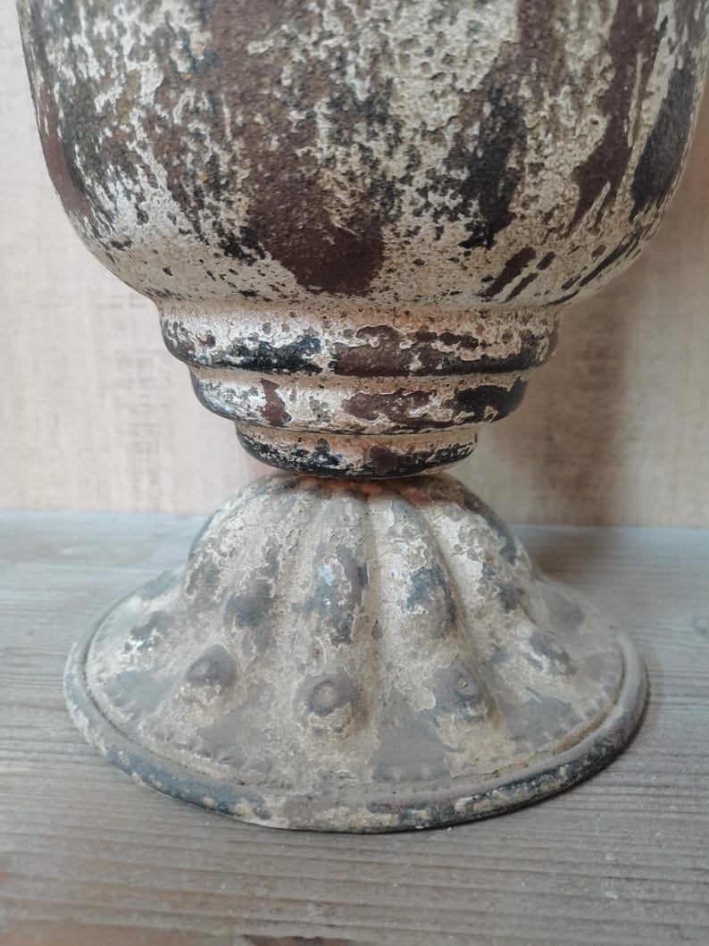 Vintage Distressed Flower Pots Shabby Chic Flower Pots Handmade Flower ...
