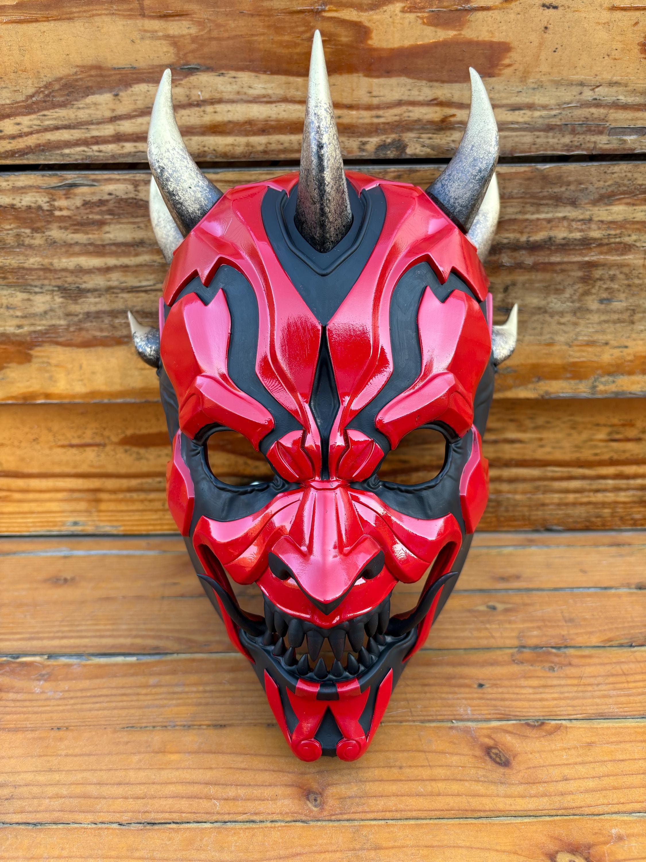 Darth Maul Samurai Inspired Mask - Etsy