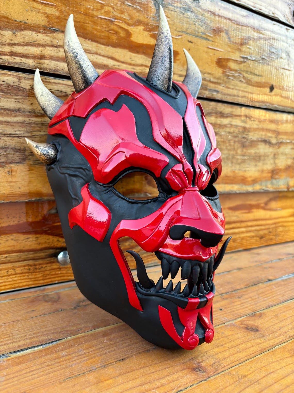 Darth Maul Samurai Inspired Mask - Etsy