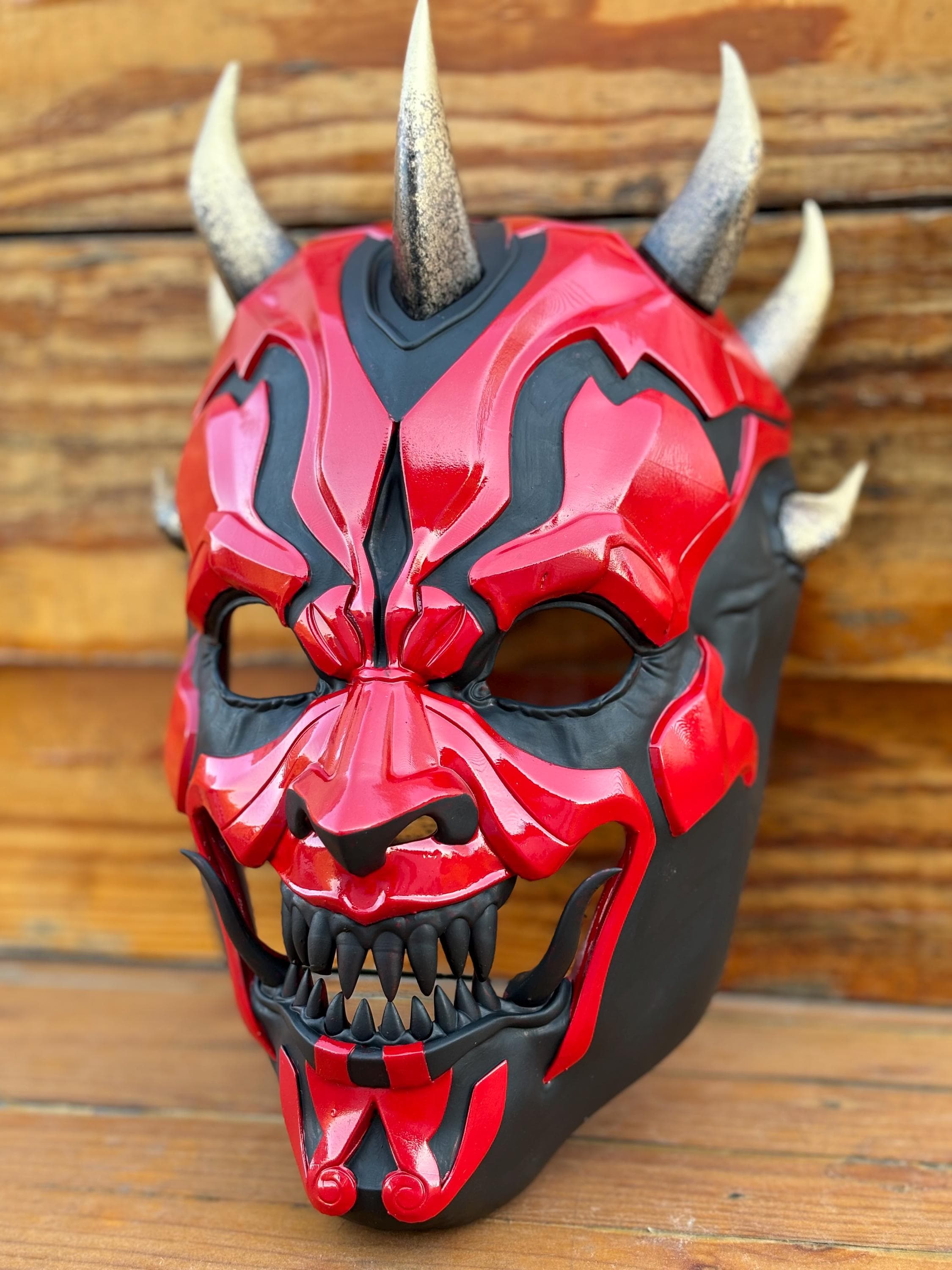 Darth Maul Samurai Inspired Mask - Etsy
