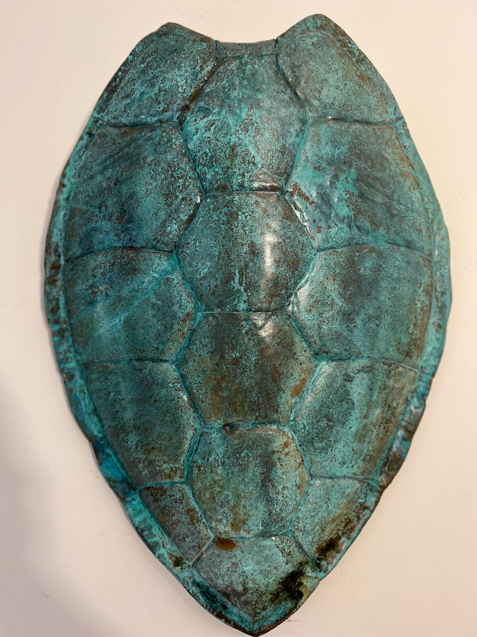 Hand Made Patina Copper Turtle Shell - Etsy