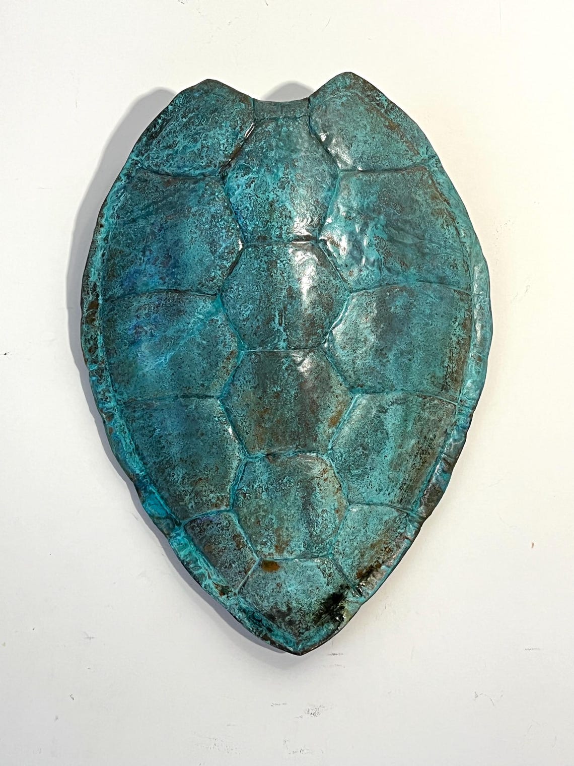 Hand Made Patina Copper Turtle Shell - Etsy