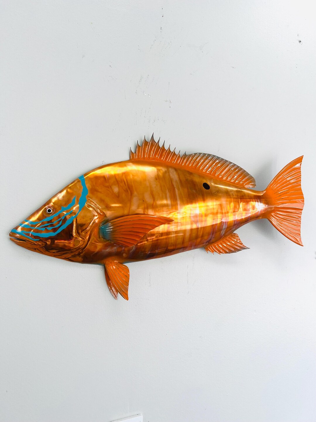 Hand Made Copper Mutton Snapper - Etsy