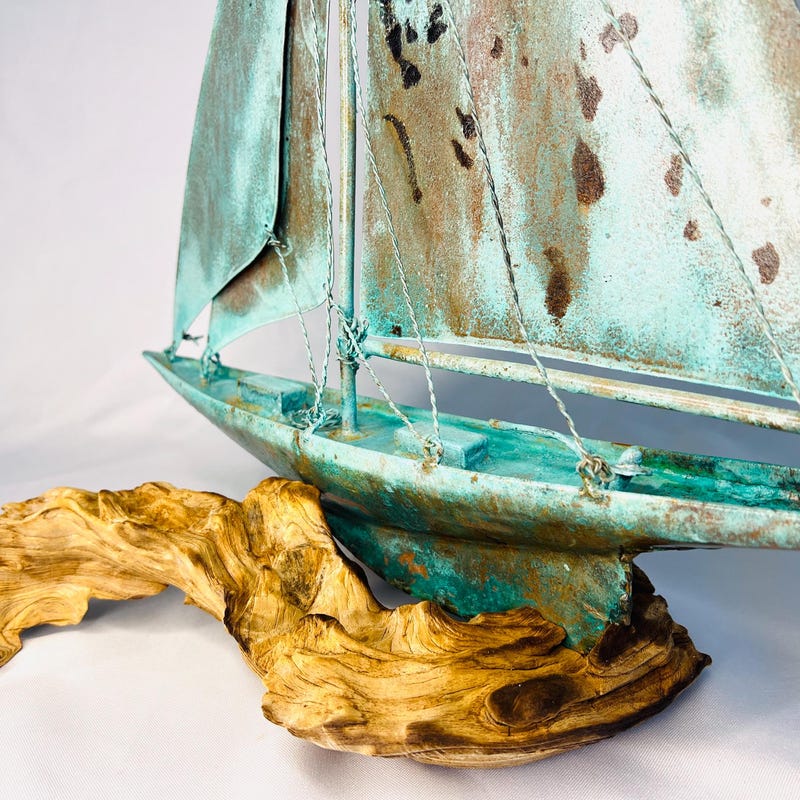 Copper Sailboat - Etsy