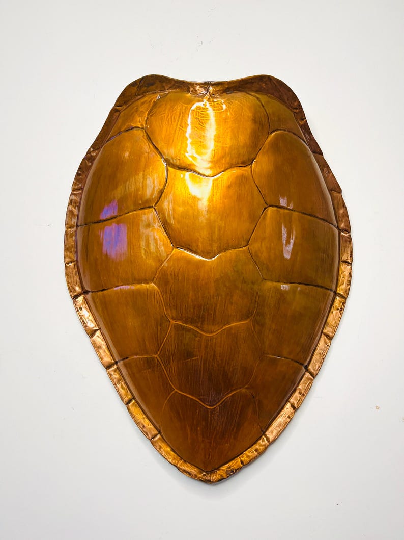 Handmade Copper Turtle Shell - Etsy