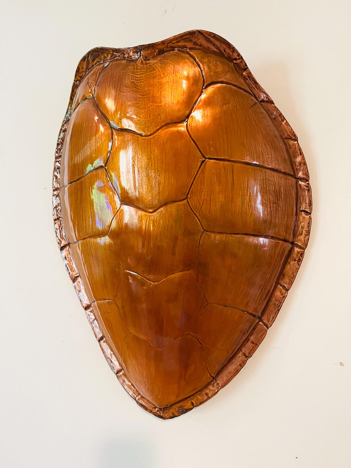 Handmade Copper Turtle Shell - Etsy