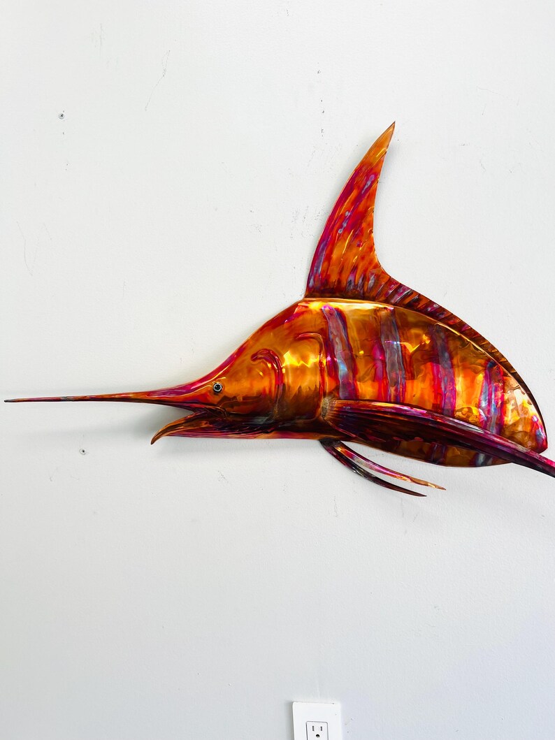 Blue Marlin Head - Etsy