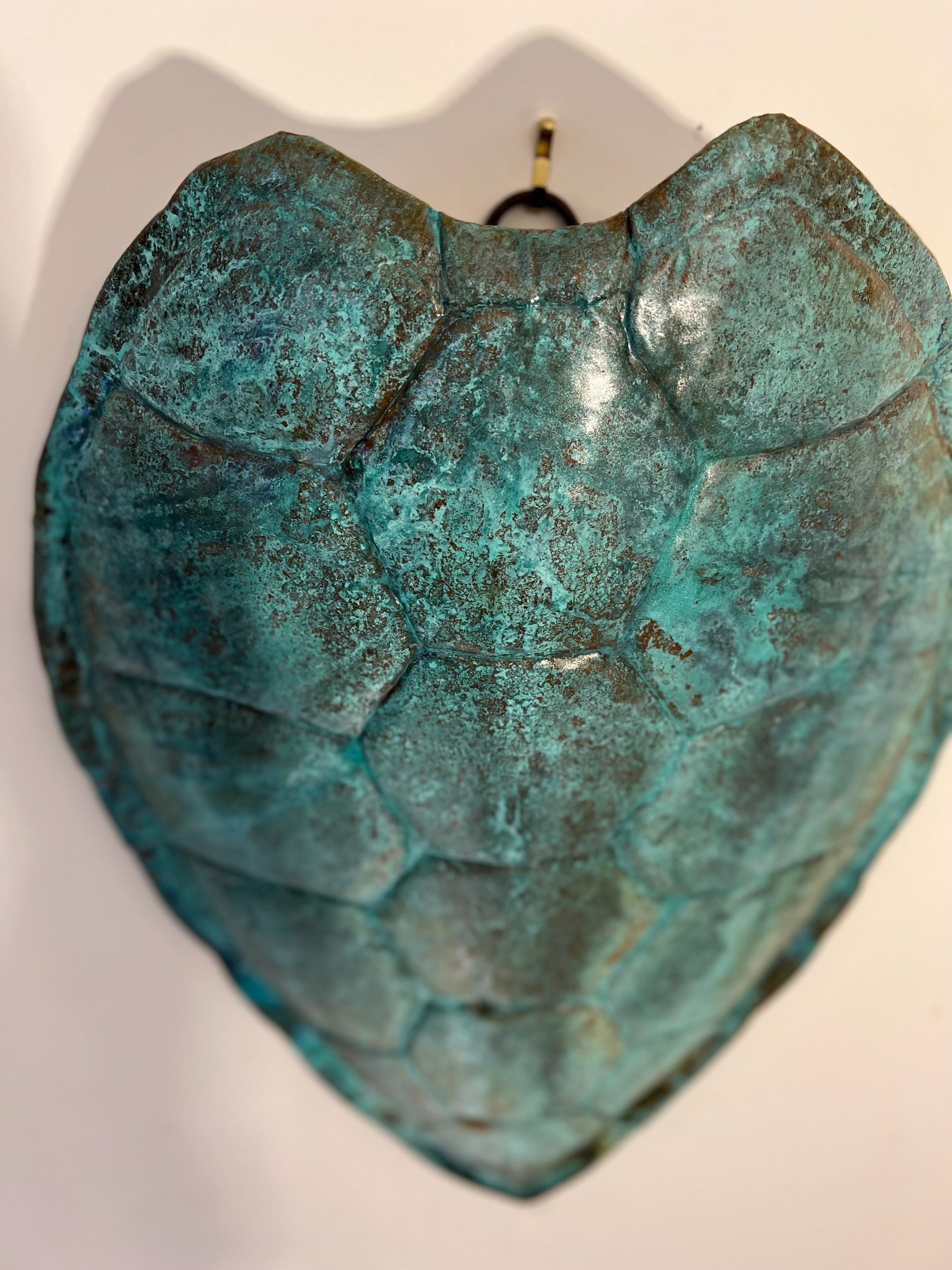 Hand Made Patina Copper Turtle Shell - Etsy