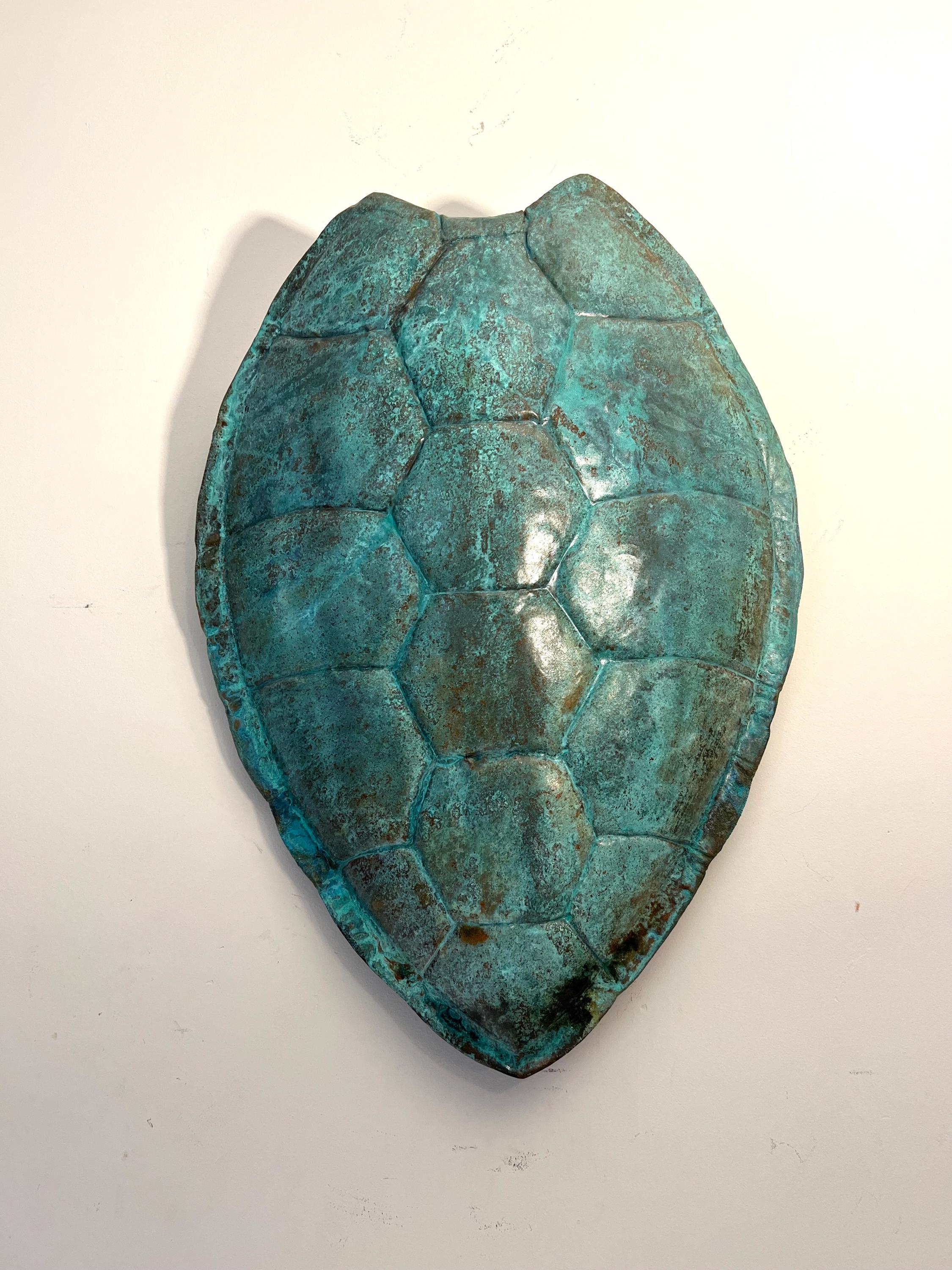 Hand Made Patina Copper Turtle Shell - Etsy
