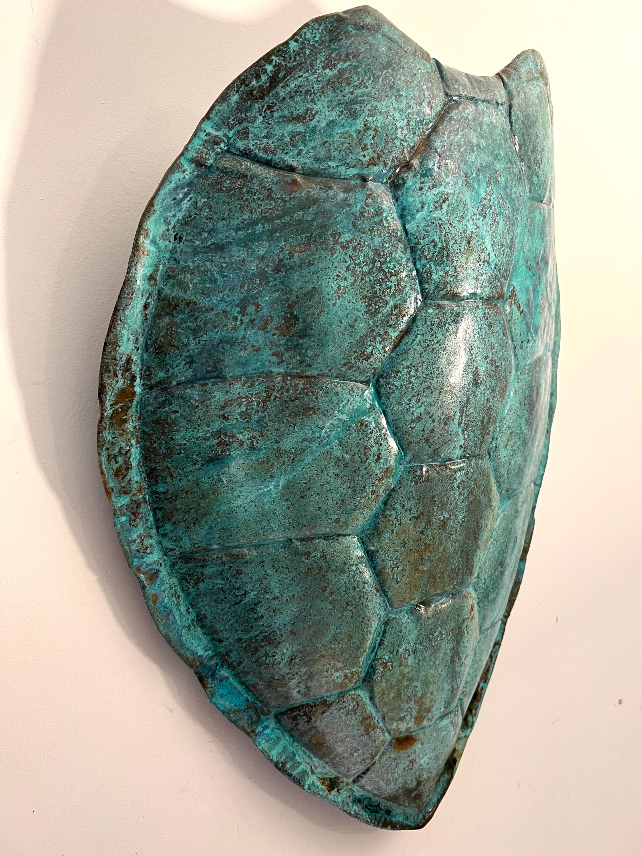 Hand Made Patina Copper Turtle Shell - Etsy