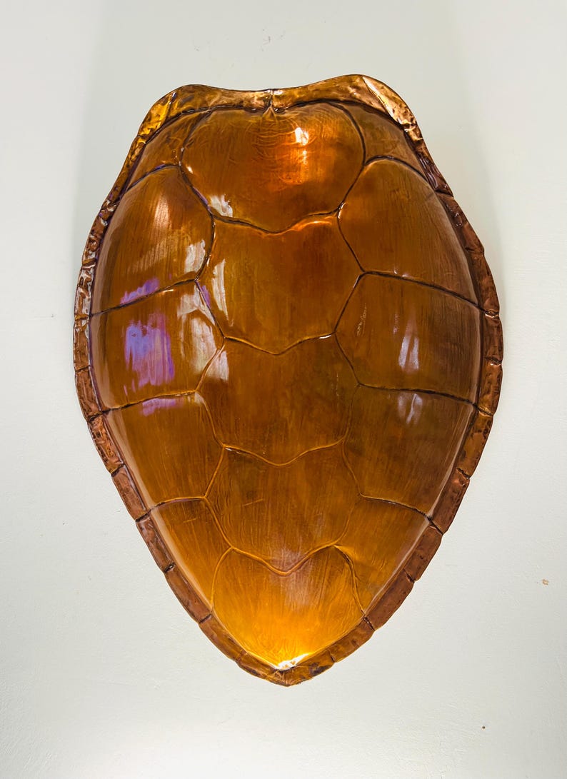 Handmade Copper Turtle Shell - Etsy