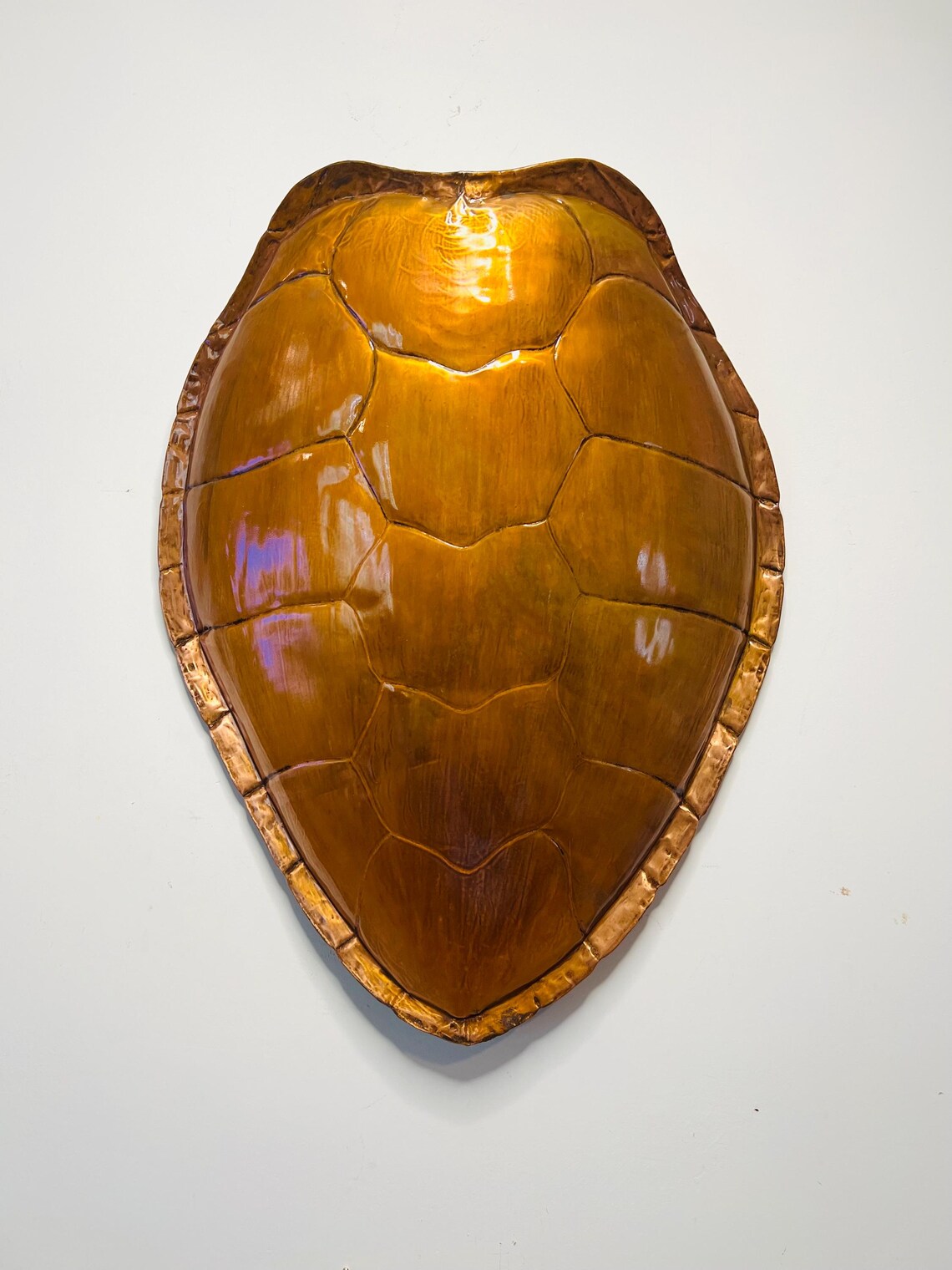 Handmade Copper Turtle Shell - Etsy