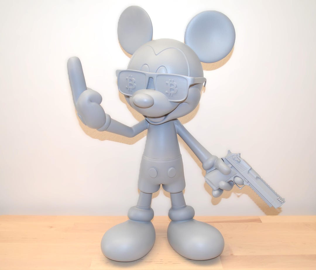 50cm Mickey Mouse Badass Statue Kit to Paint - Etsy UK