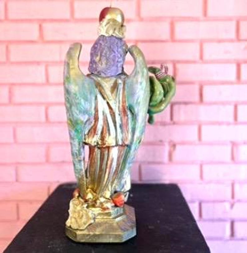 Khreams Angel in Human Skin Snake Trumpet Circus Sculpture - Etsy