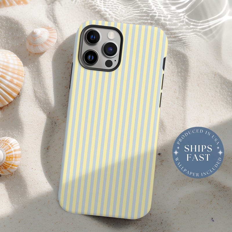 Blue and Yellow Phonecase - Etsy