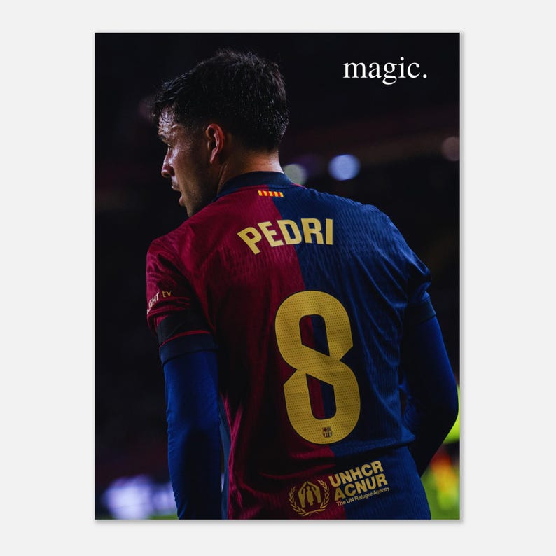 Pedri “magic” Poster – Barcelona Football Art for Barça Fans & Spain ...