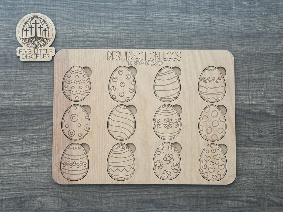 Resurrection Eggs Puzzle, the Easter Story, Holy Week, Easter Gift ...