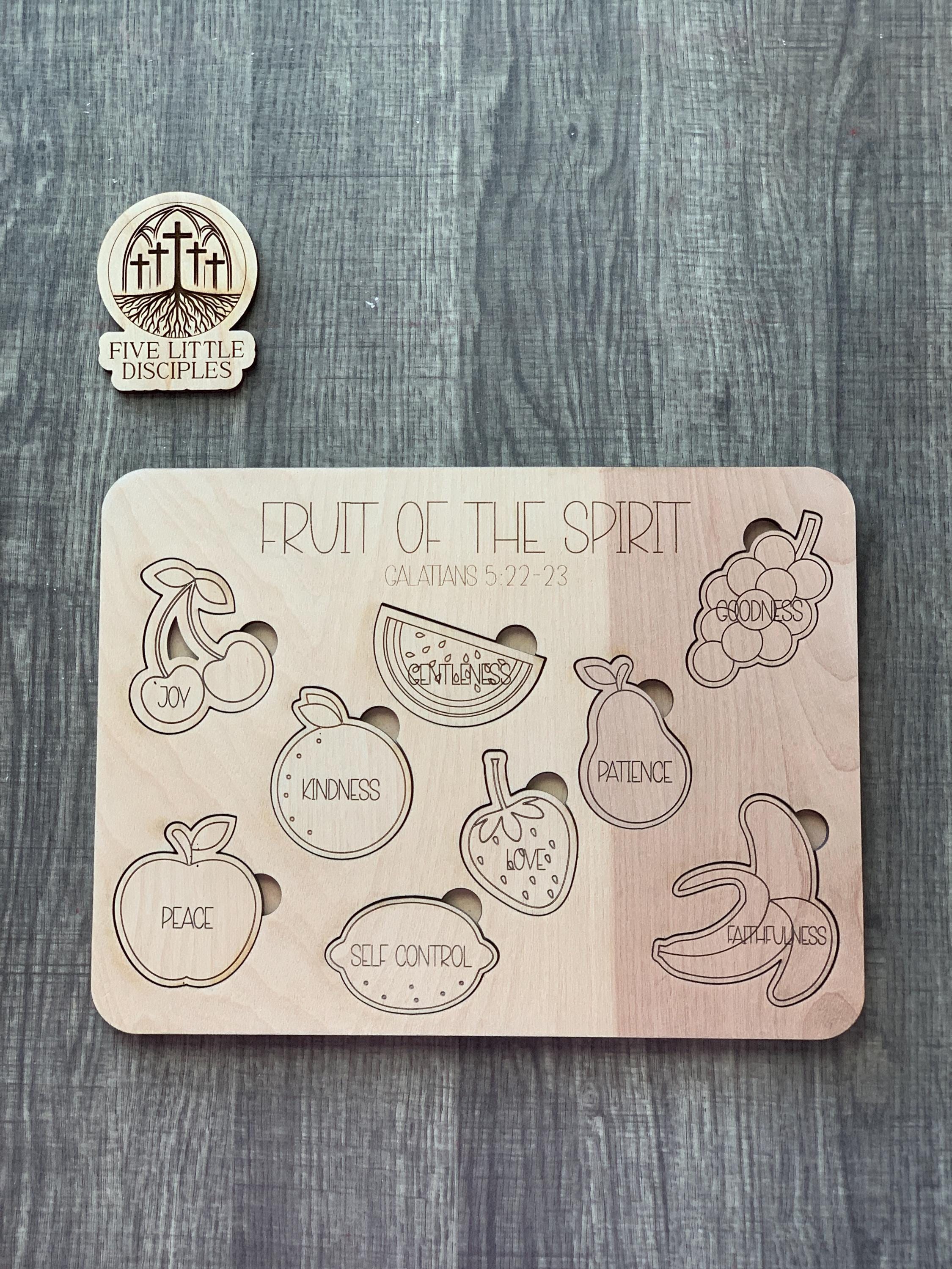 Fruit of the Spirit Puzzle - Bible Learning Tool - Christian ...