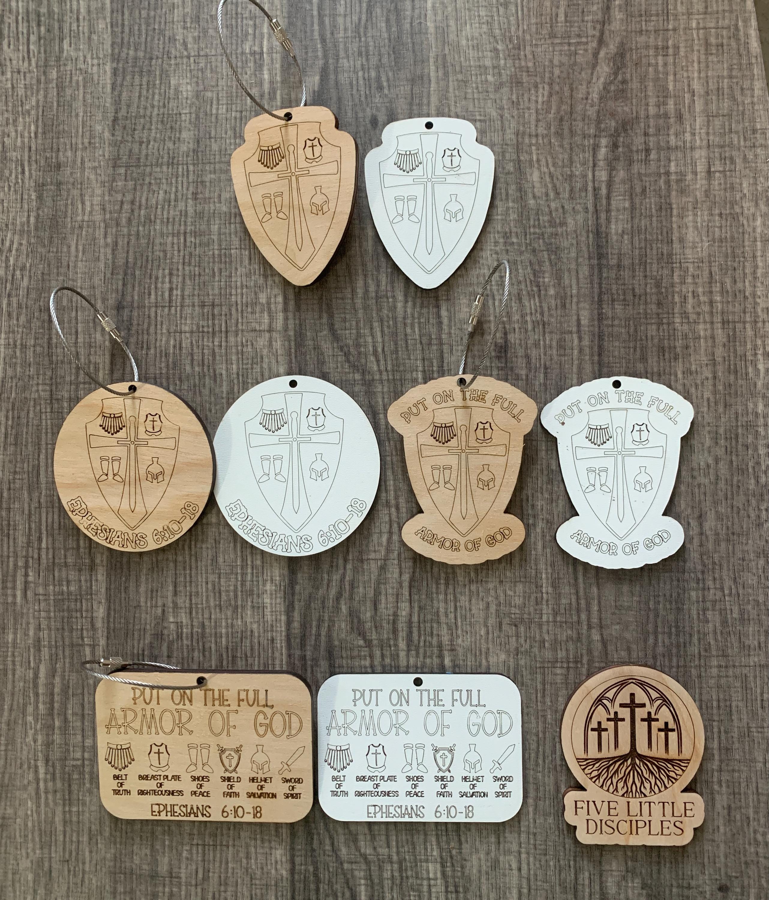 Armor of God Bag Charm - Bag Tag - Bag Charm - Christian Gift - Armor ...