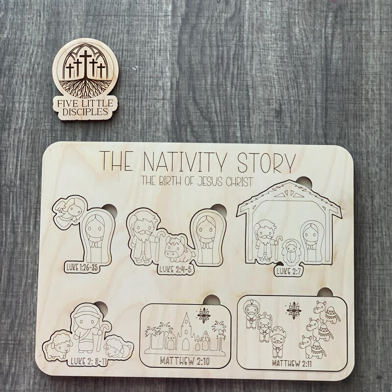 Nativity Puzzle - Etsy