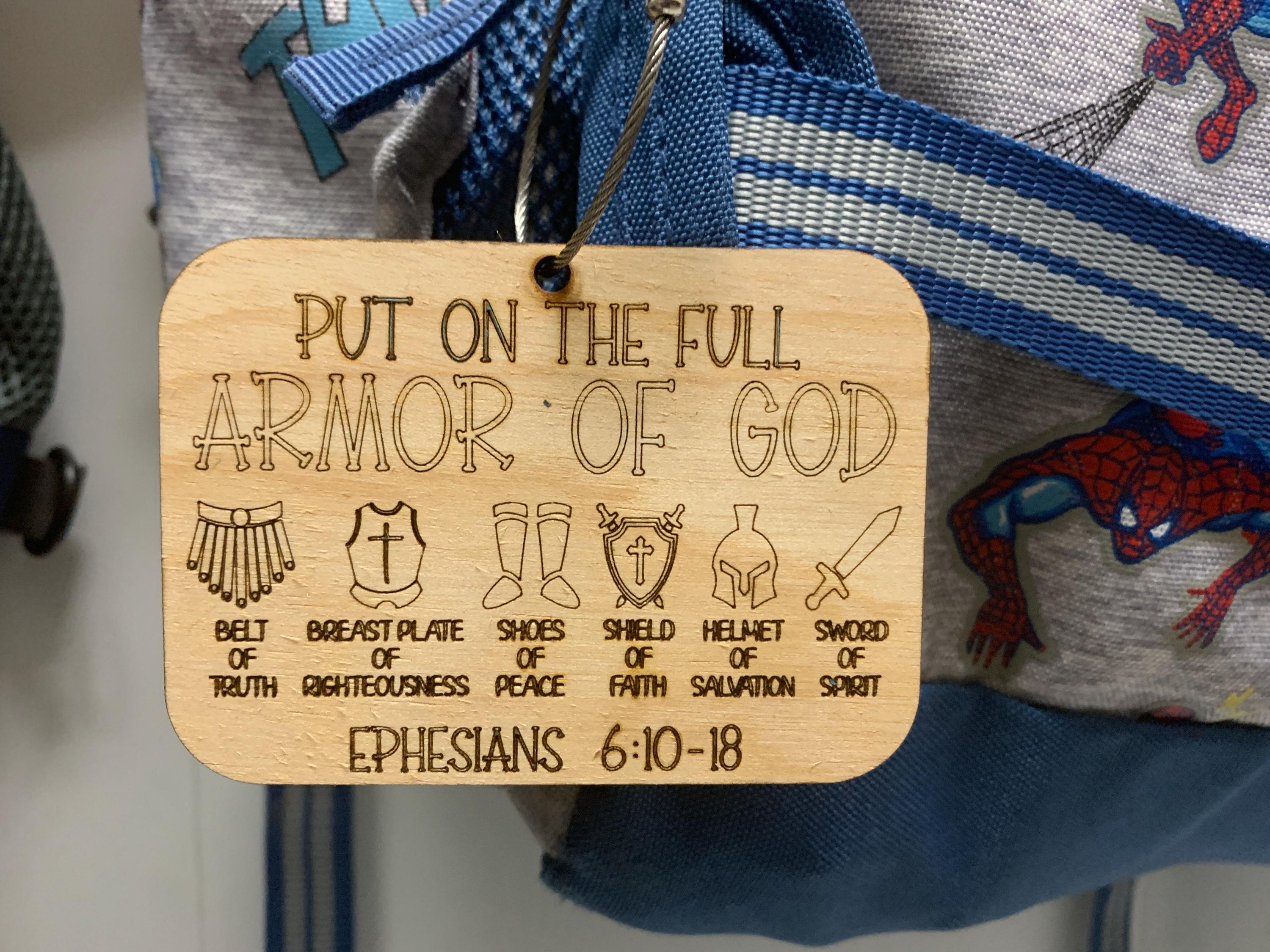 Armor of God Bag Charm - Bag Tag - Bag Charm - Christian Gift - Armor ...