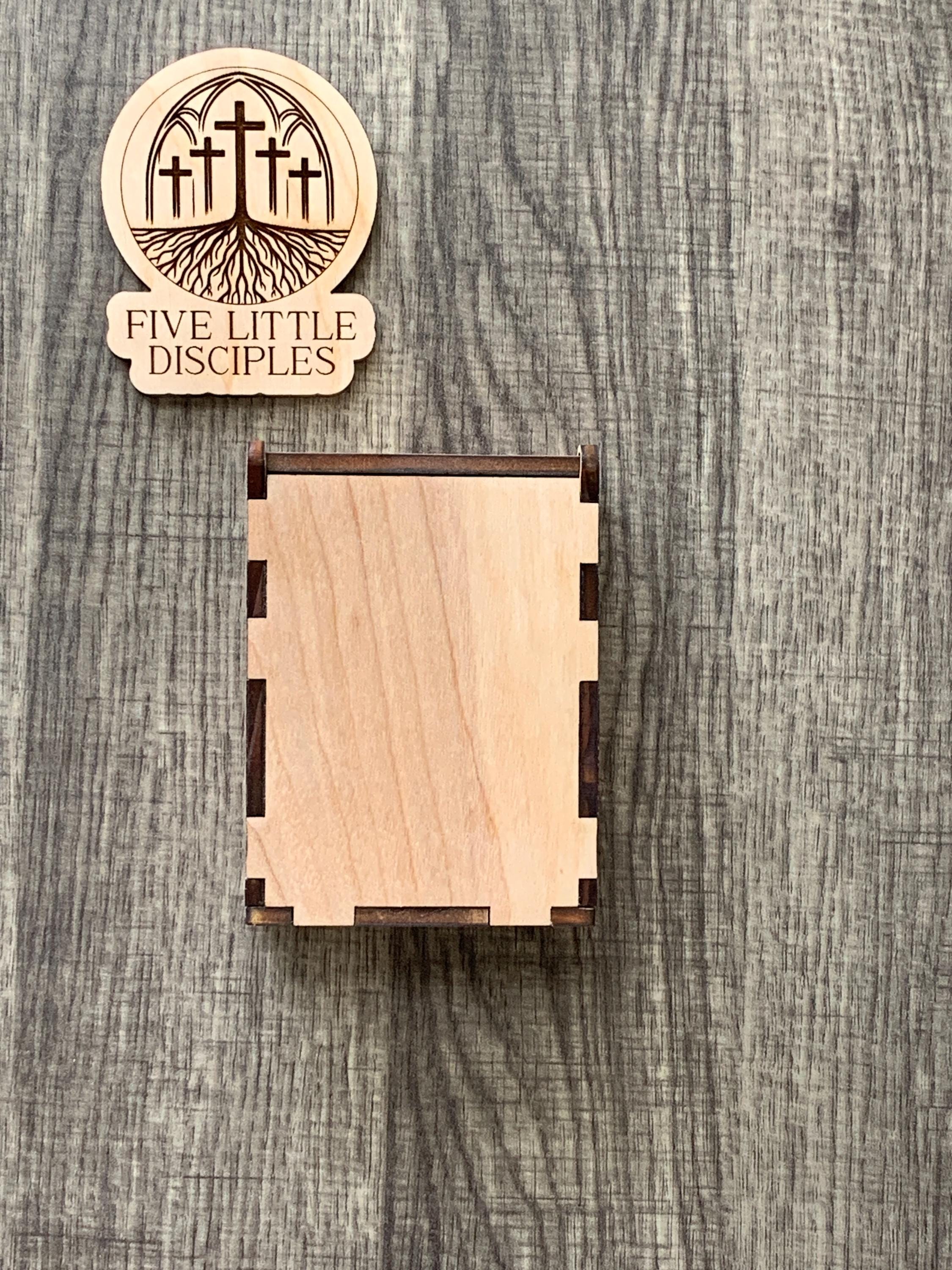 A Believer's Identity in Christ Wooden Card Box With Bible Verse's ...