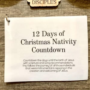 12 Days of Christmas Nativity Ornament Set - Story of Jesus' Birth ...